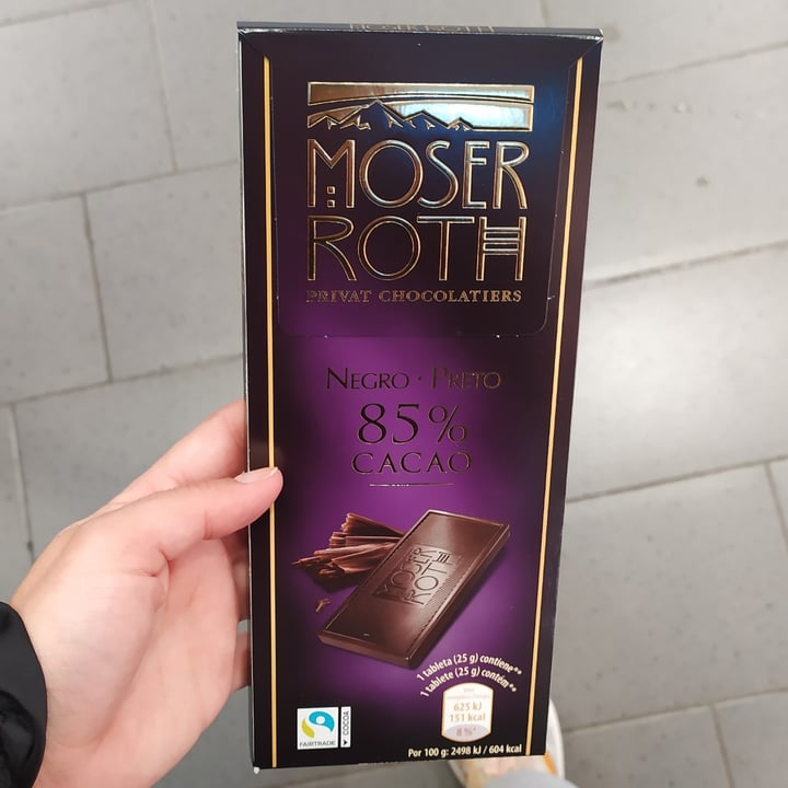 Moser Roth Chocolate 85% cacao Review | abillion
