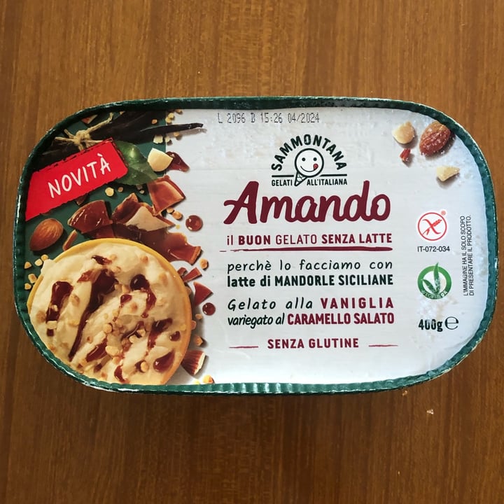 Sammontana Amando Gelato Alla Vaniglia Vatiegato al Caramello Salato Review | abillion