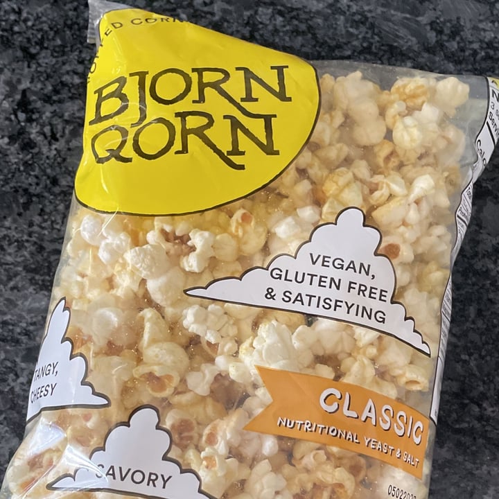 Bjorn Qorn Classic Popcorn Review | abillion