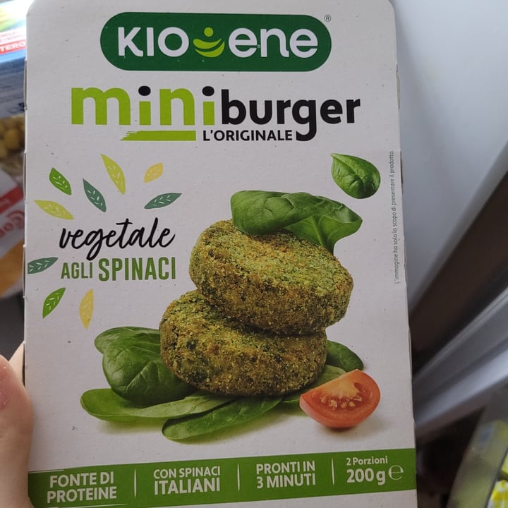 Kioene Mini Burger Vegetale Agli Spinaci Review | abillion