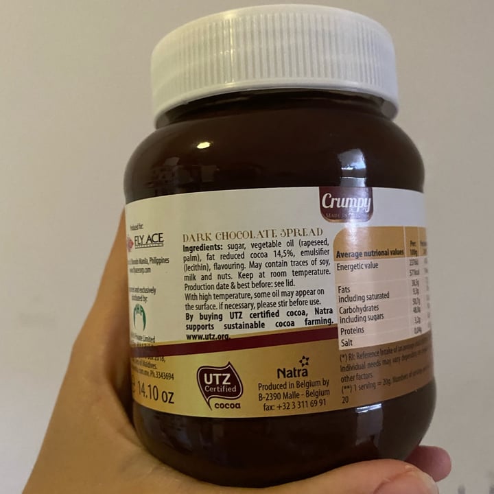 Crumpy Dark Chocolate Spread Review | abillion