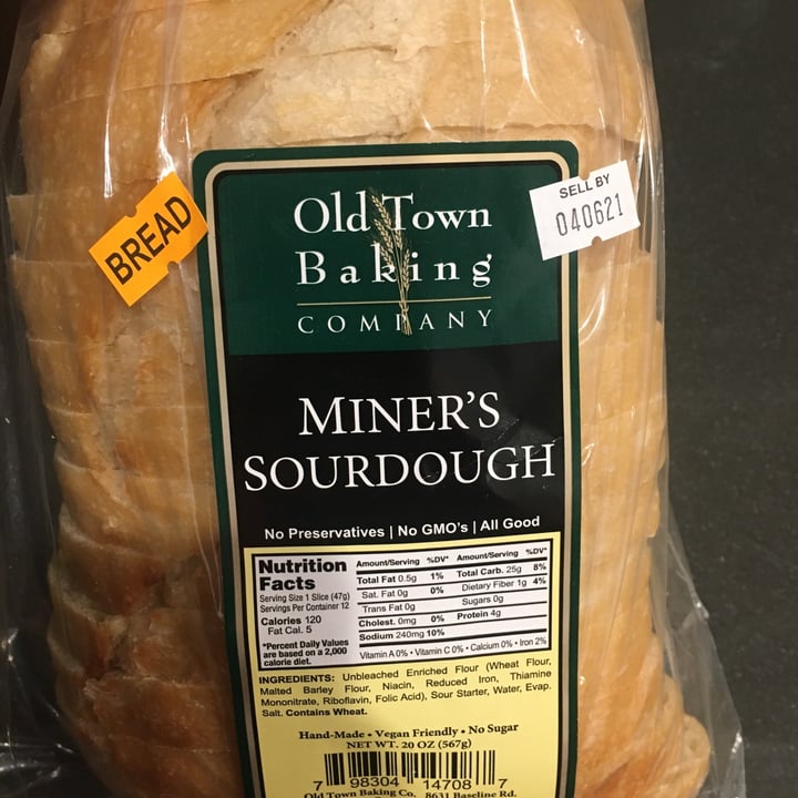 Old Town Baking Company Miner’s Sourdough Review | abillion