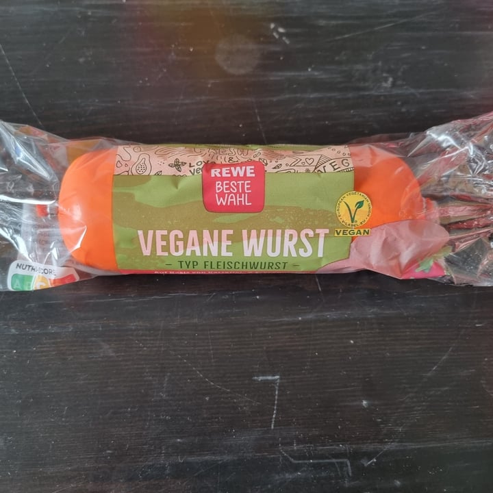 REWE Beste Wahl Vegane wurst typ Fleischwurst Review | abillion