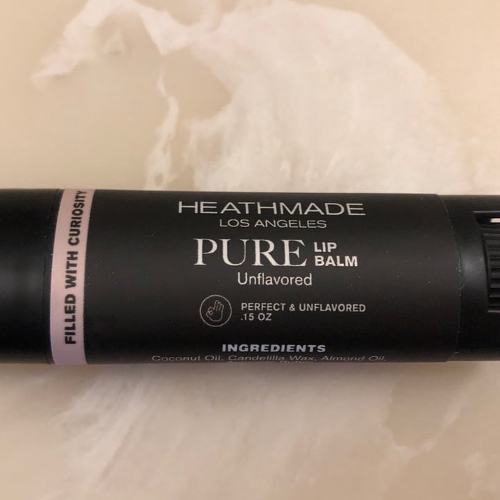 Heathmade Pure lip balm unflavored Review | abillion