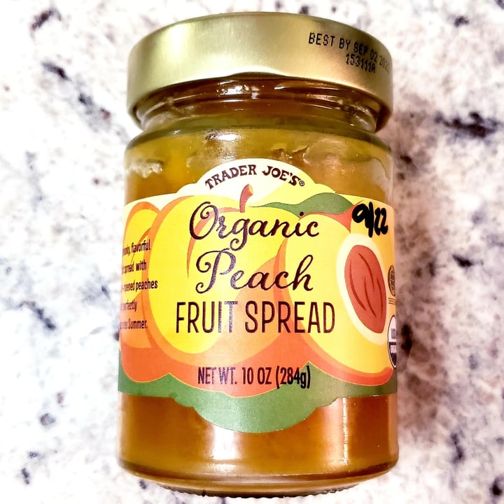 Trader Joe's Organic Peach Fruit Spread Review | abillion