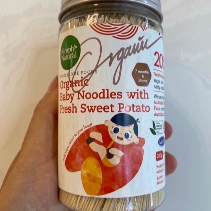Simply Natural Organic Baby Noodles with Fresh Sweet Potato Review ...