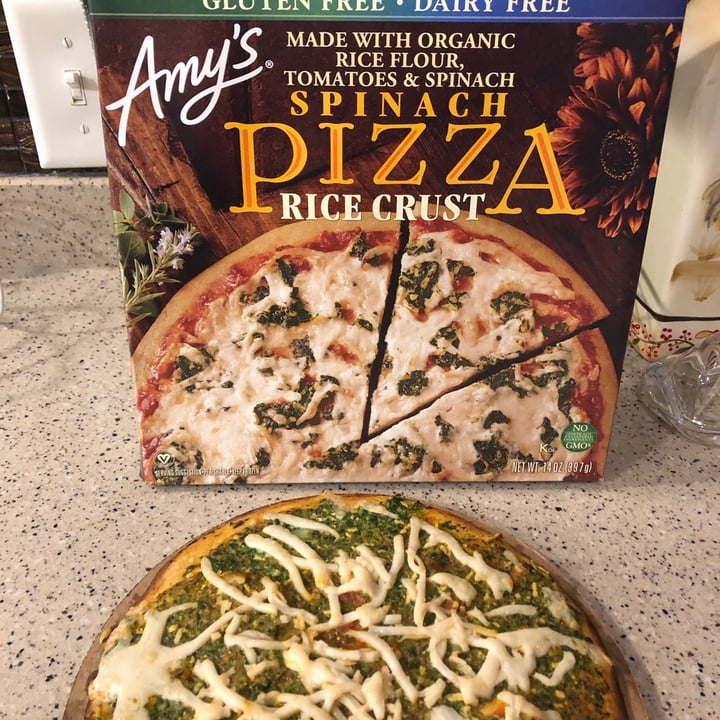 Amy’s Spinach Pizza Rice Crust Review | abillion