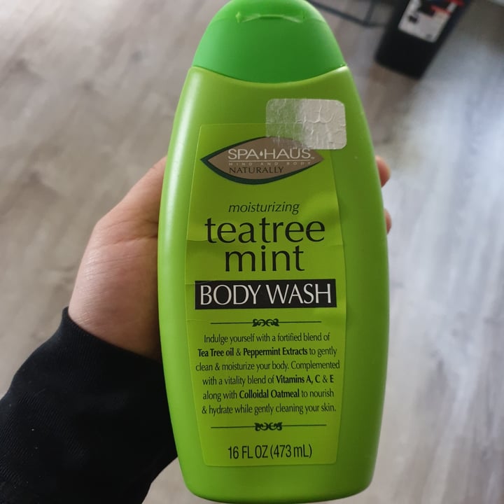 Spa Haus Mind and Body Naturally Tea tree mint Body Wash Review | abillion