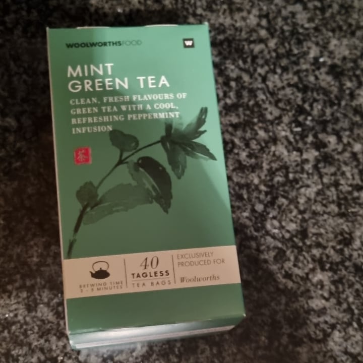 Woolworths Food Mint Green Tea Review | abillion