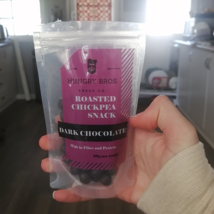 Hungry Bros Snack Co Dark Chocolate Roasted Chickpea Snack Review ...