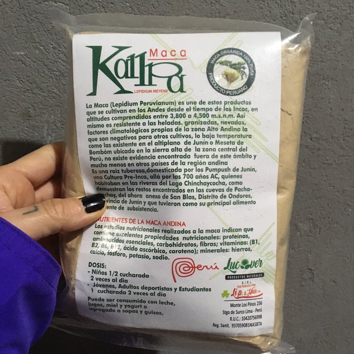 Kallpa Kallpa Maca Peruana Review | abillion