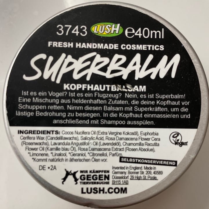 LUSH Fresh Handmade Cosmetics Superbalm Review | abillion