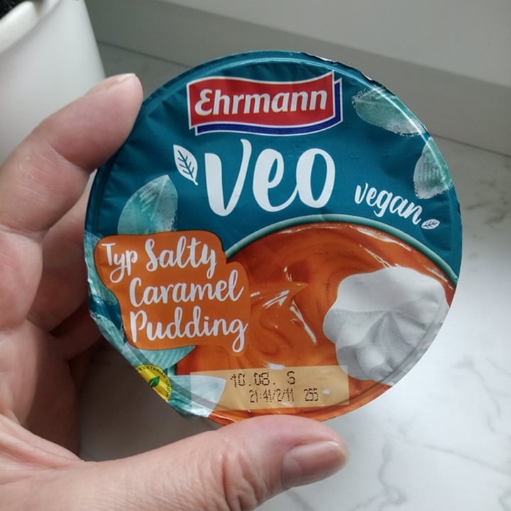 Ehrmann Veo Vegan Salty Caramel Pudding Review | abillion