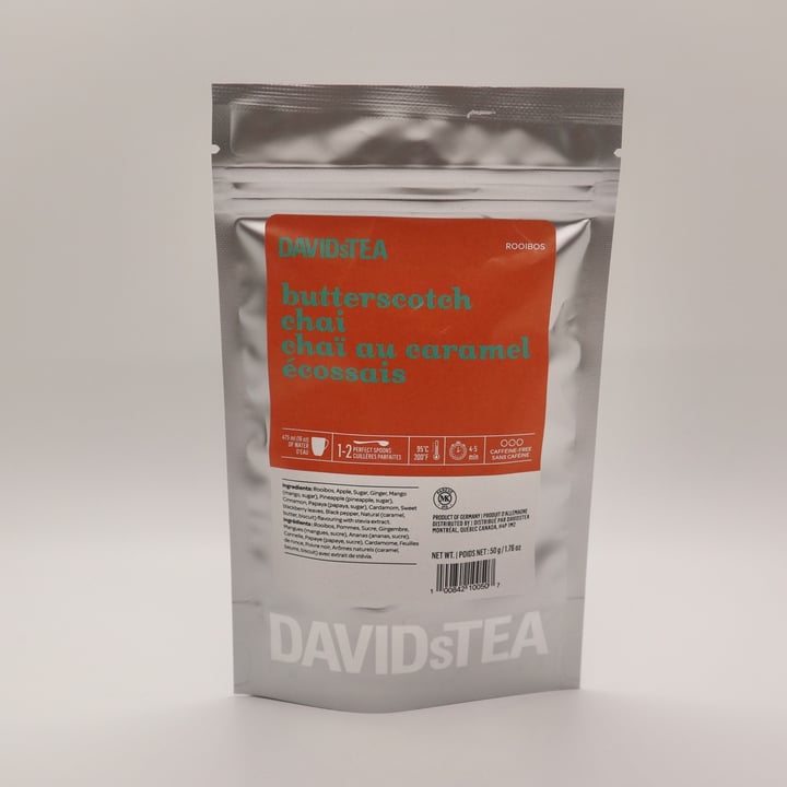 DAVIDsTEA Butterscotch Chai Review | abillion