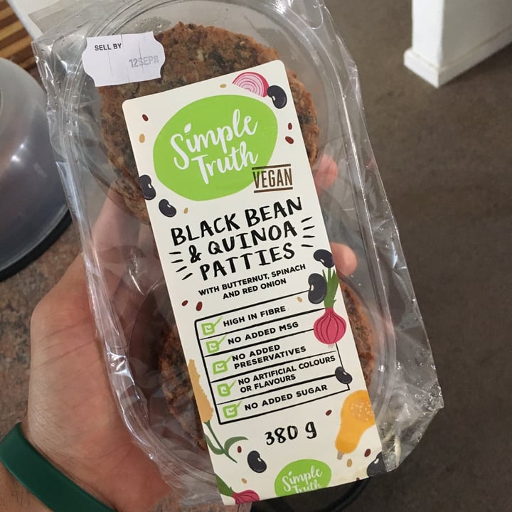 Simple Truth Black Bean & Quinoa Patties Review | abillion
