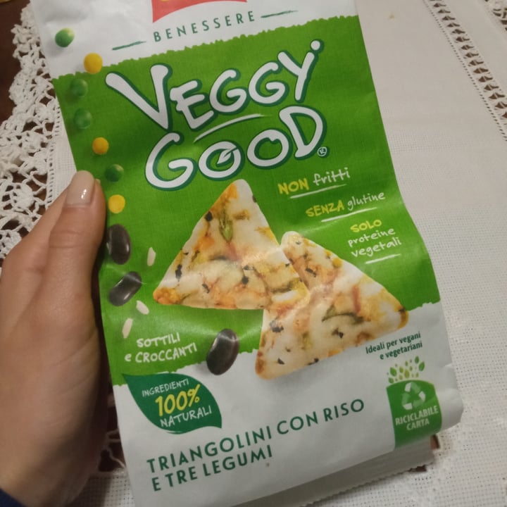 SAN CARLO Benessere Veggy Good Triangolini con riso e tre legumi Review ...