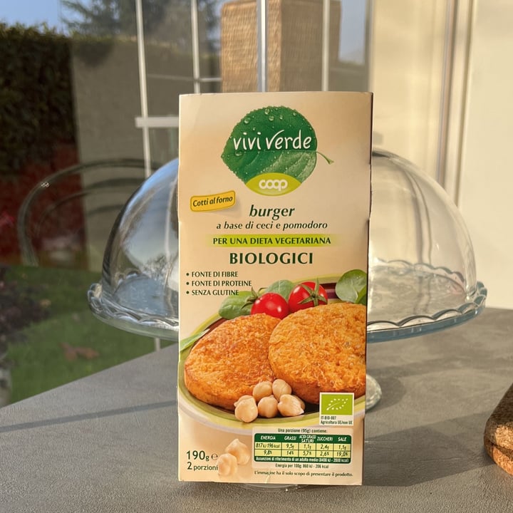 Vivi Verde Coop Burger bio a base di ceci e pomodoro Review | abillion