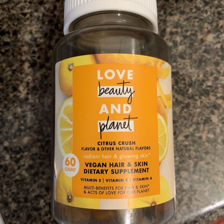 Love Beauty and Planet Citrus Crush Vegan Hair & Skin Dietary ...