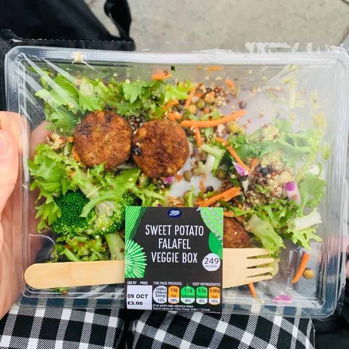 Boots Sweet Potato Falafel Veggie Box Review | abillion