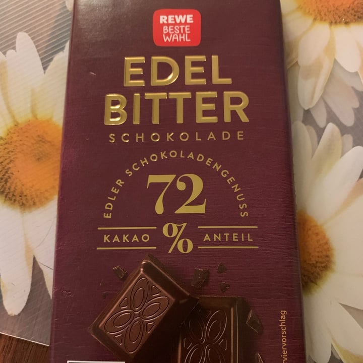 REWE Beste Wahl Edelbitter Schokolade 72% Review | abillion