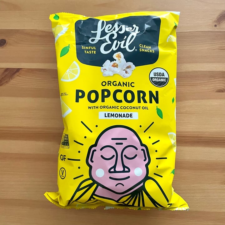 LesserEvil Snacks Lemonade Popcorn Review | abillion