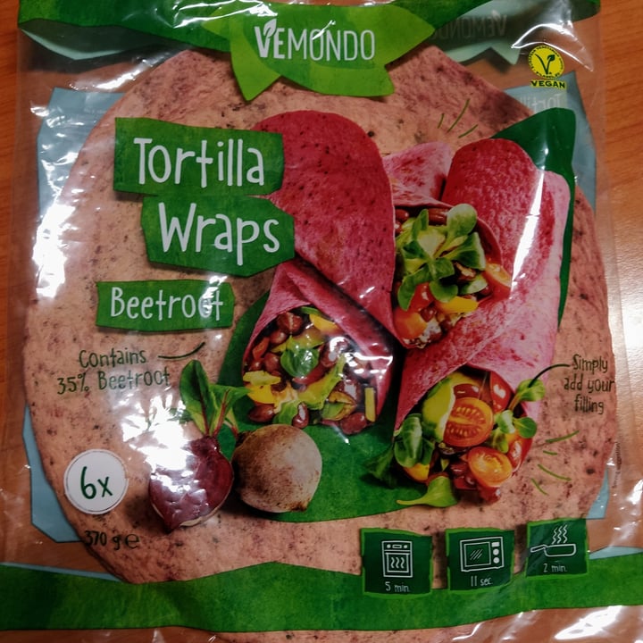 Vemondo Tortilla Wraps Beetroot Review | abillion