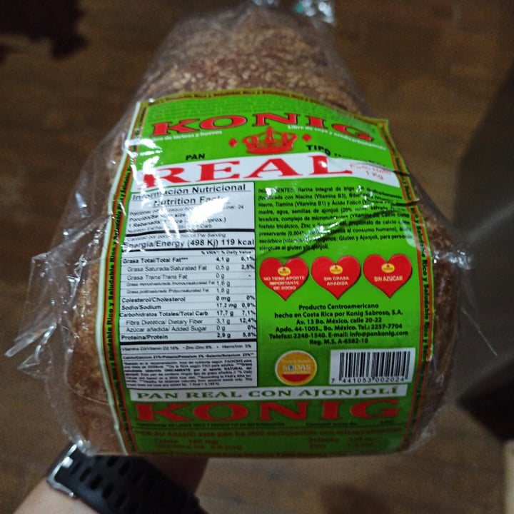 Konig Pan integral vegano Review | abillion