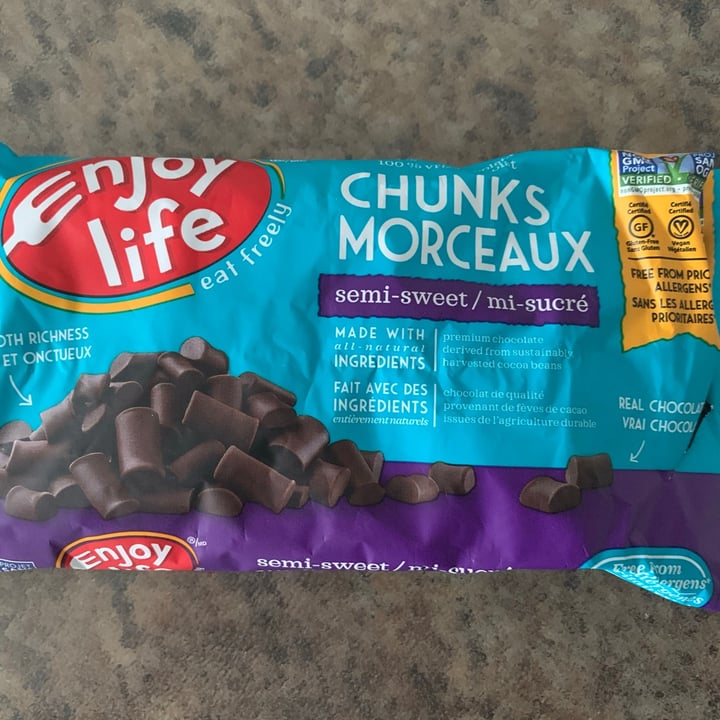 Enjoy Life Semi-Sweet Mega Chunks Chocolate Review | abillion