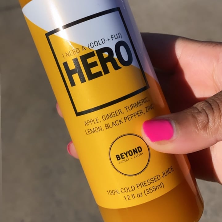 Beyond Juicery I Need A Hero Cold Pressed Juice Reviews Abillion