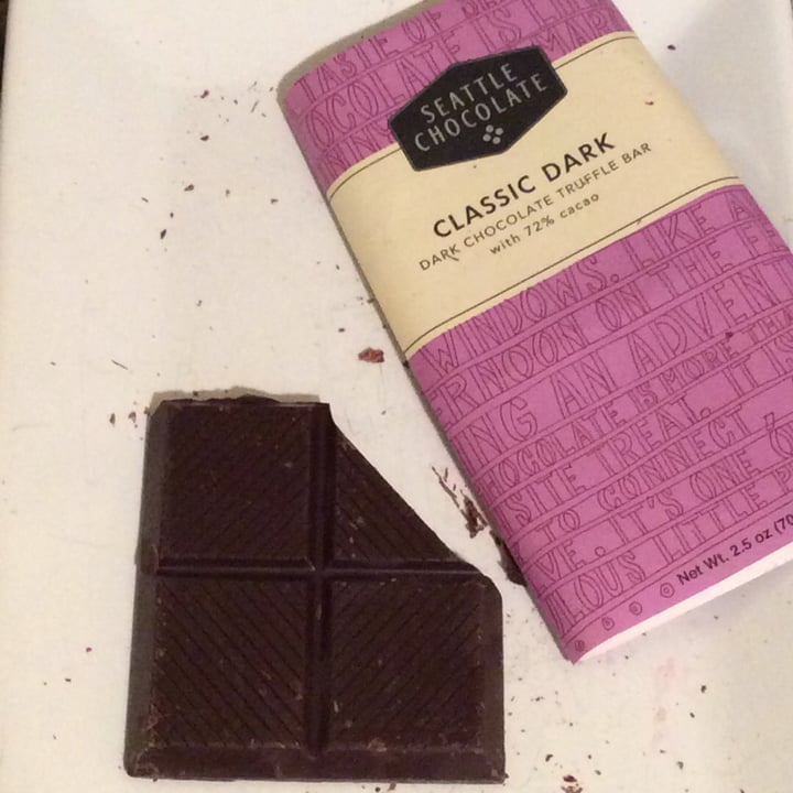 Seattle Chocolate Classic Dark Dark Chocolate Truffle Bar Review | abillion