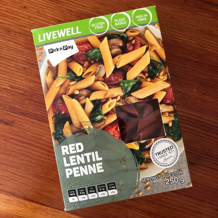 Pick n Pay Red Lentil Pasta Review | abillion