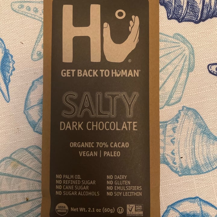 Hu Kitchen Salty Dark Chocolate 70% Cacao Review | abillion