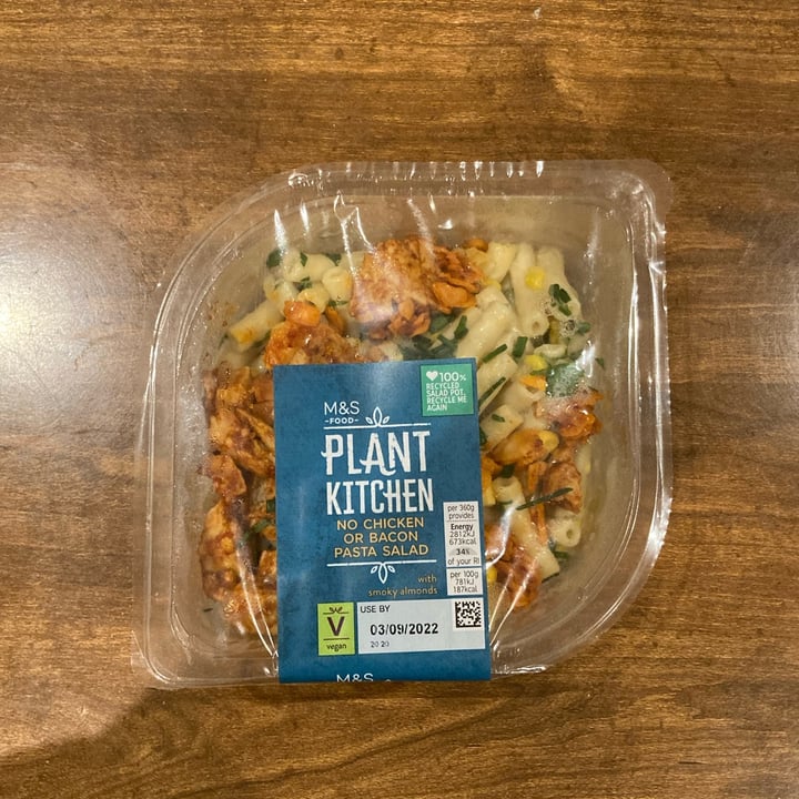 Plant Kitchen (M&S) No Chicken or Bacon Pasta Salad Review | abillion