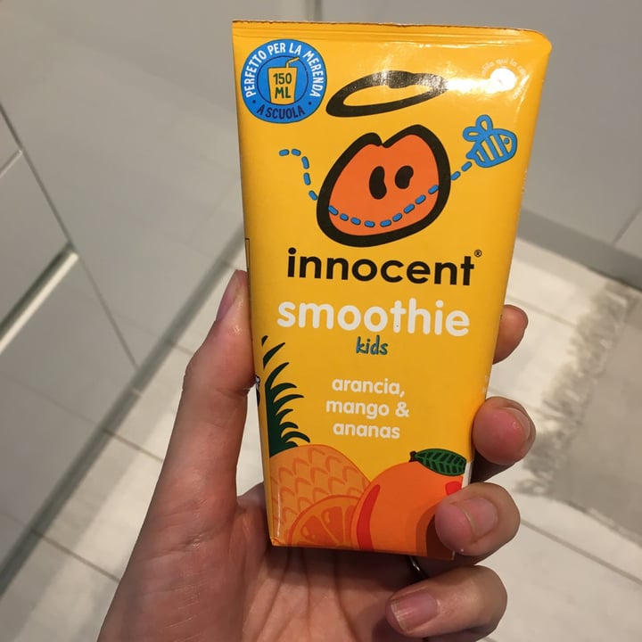 Innocent Drinks smoothie kids arancia mango e ananas Review | abillion