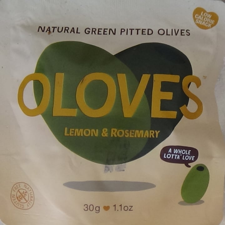 Oloves Lemon & Rosemary Green Pitted Olives Review | abillion