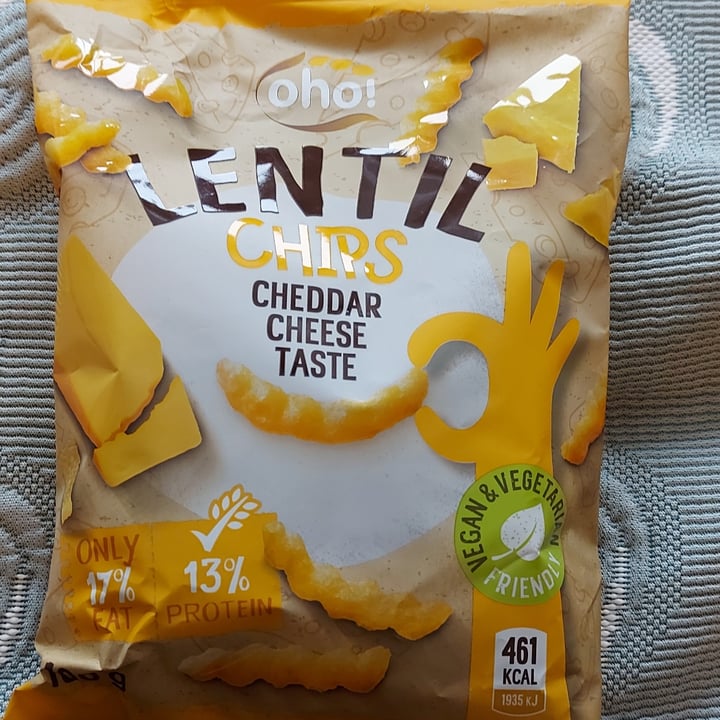 Oho! Cheddar Cheese Taste Lentil Chips Review | abillion
