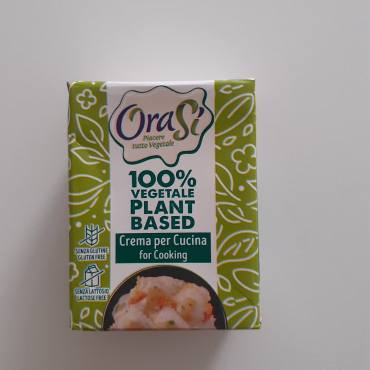 OraSí 100% plant based Crema per cucinare Review | abillion