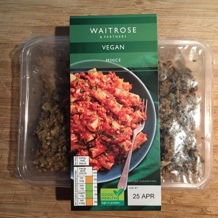 Waitrose Vegan mince Review | abillion
