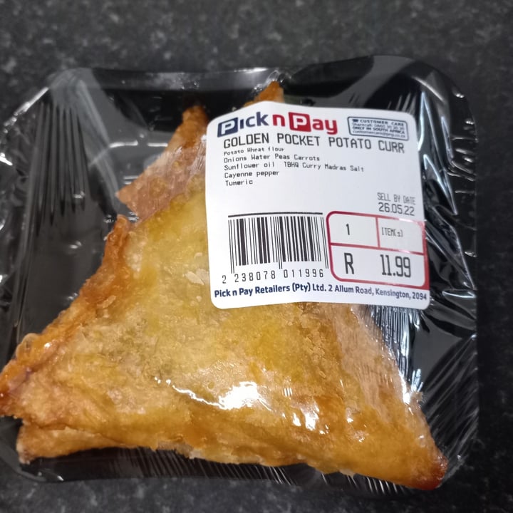 Pick n Pay Golden pockets- Potato curry Review | abillion
