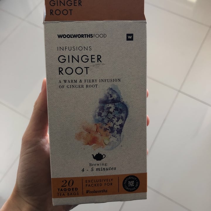 Woolworths Food Ginger root tea Review | abillion