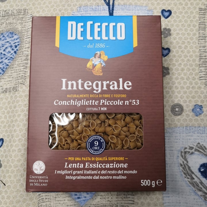 De cecco Conchigliette integrali pastina Review | abillion