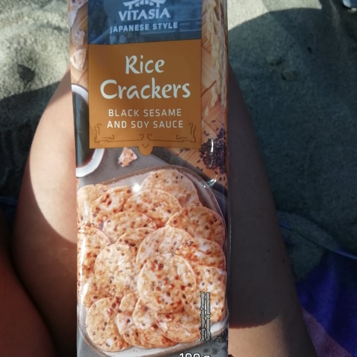 VitAsia Rice Crackers Black Sesame and Soy Sauce Review | abillion