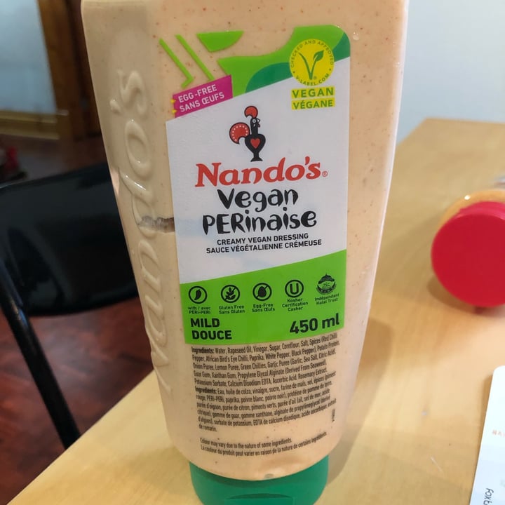 Nando's Nando's Creamy Vegan Dressing (Mild Douce) Review | abillion