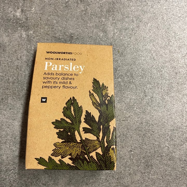 Woolworths Food Parsley Refill pack Review | abillion