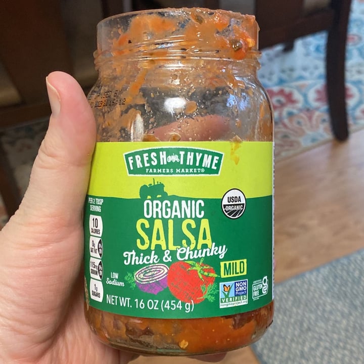 Fresh Thyme Market Organic Salsa Thick & Chunky Mild Review | abillion