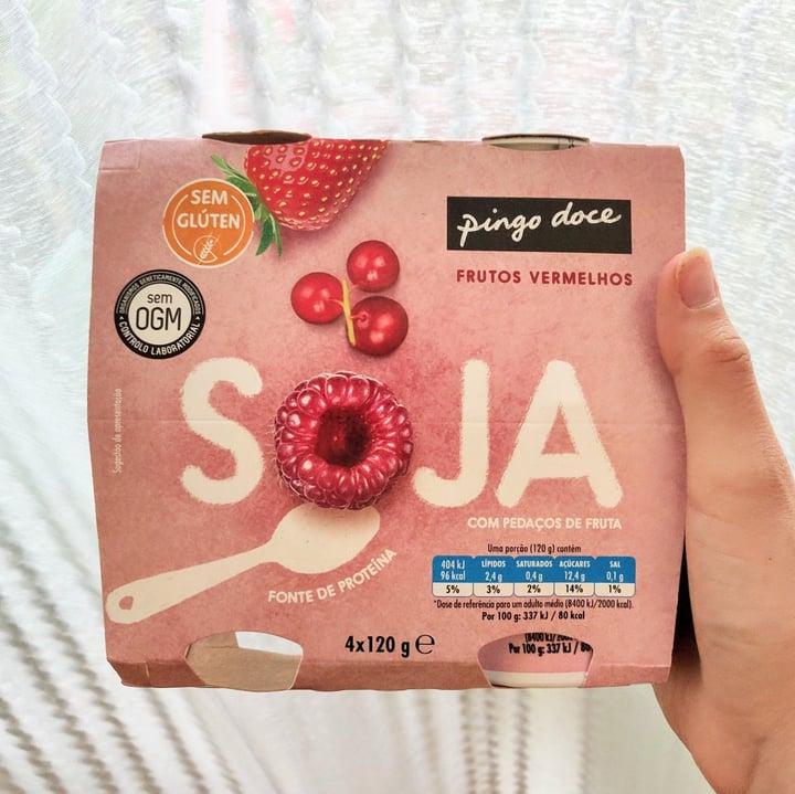Pingo doce Iogurte De Soja Frutos Vermelhos Review | abillion