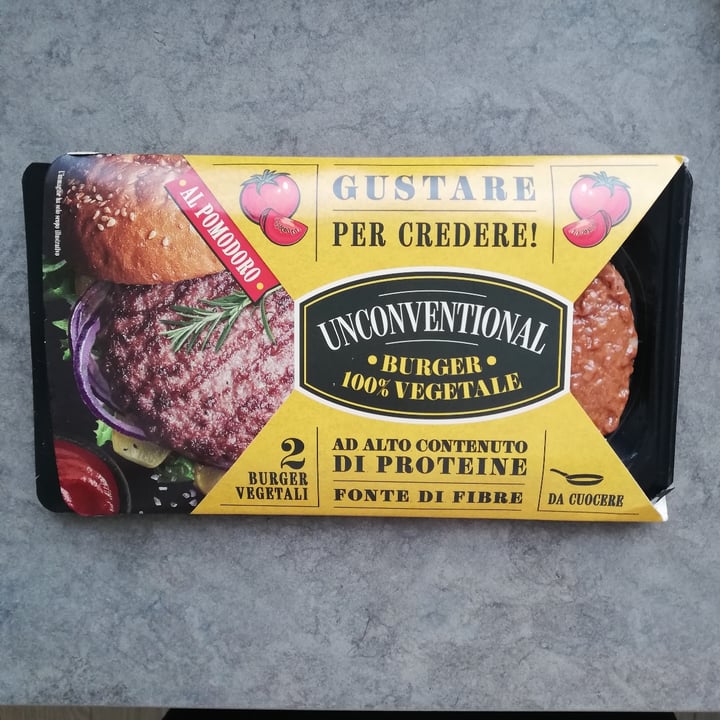 Unconventional Burger Vegetale Al Pomodoro - Tomato Burger Review ...