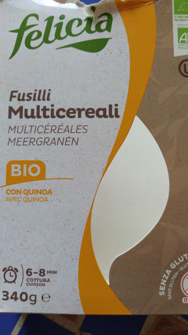 Felicia Pasta multicereali senza glutine Review | abillion