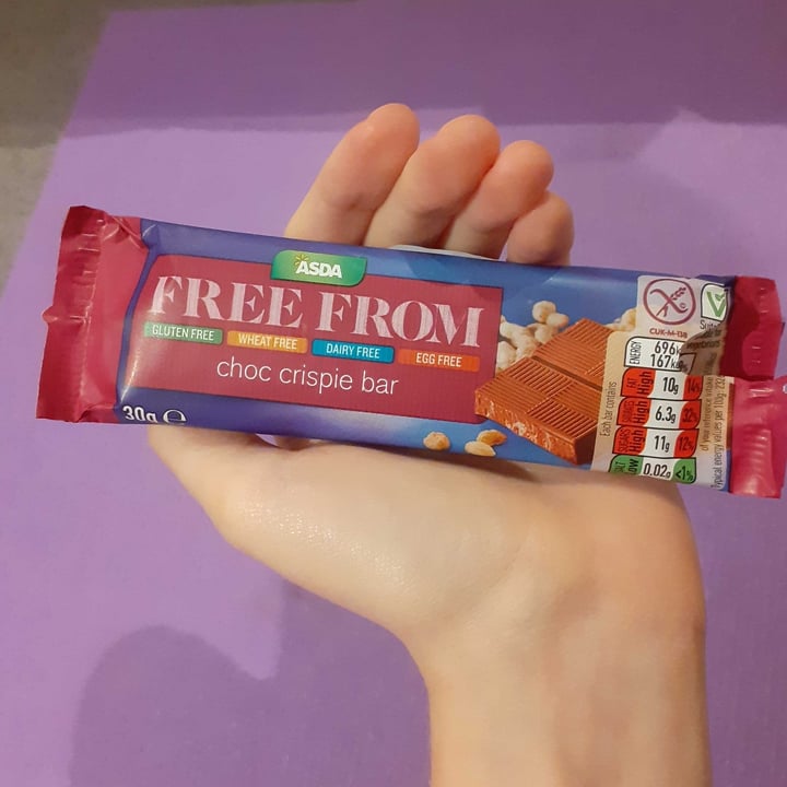 ASDA Free from Crispie Chocolate Bar Review | abillion