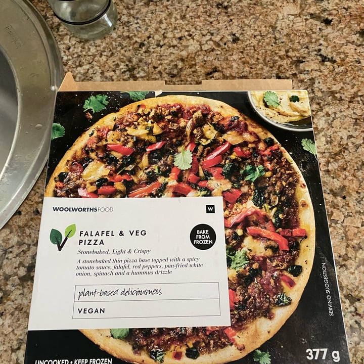 Woolworths Food Falafel & veg pizza Review | abillion